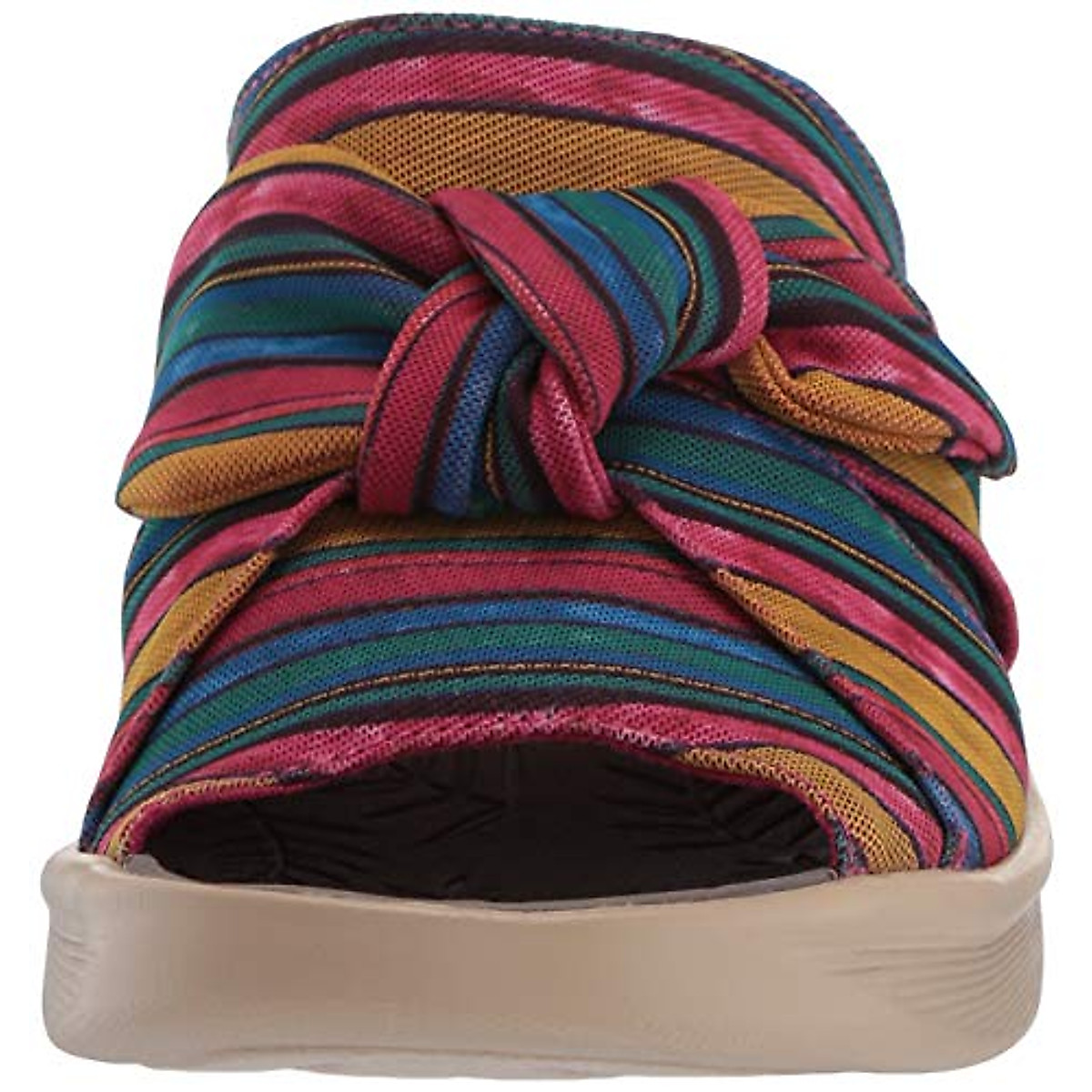 BZees womens Smile Slingbacks Sandal, Raspberry, 10 US