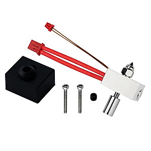 Sprite Extruder Heater Block Kit High Temperature 300℃ Titanium Heatbreak Plated Copper Nozzle Compatible with Creality Ender 3 S1, Ender3 S1 Pro, CR10 Smart Pro, Sermoon V1 3D Printer