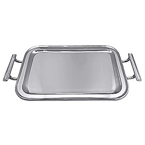 Mariposa, Bowls & Platters Dinnerware & Serveware, Service Tray, Signature Silver