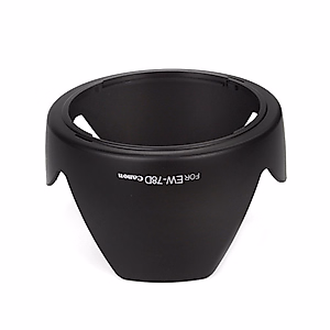 Pixco EW-78D Bayonet Mount Lens Hood for Canon EF-S 18-200mm f/3.5-5.6 I S Canon EF 28-200mm f/3.5-5.6 USM Lens Camera Replacement