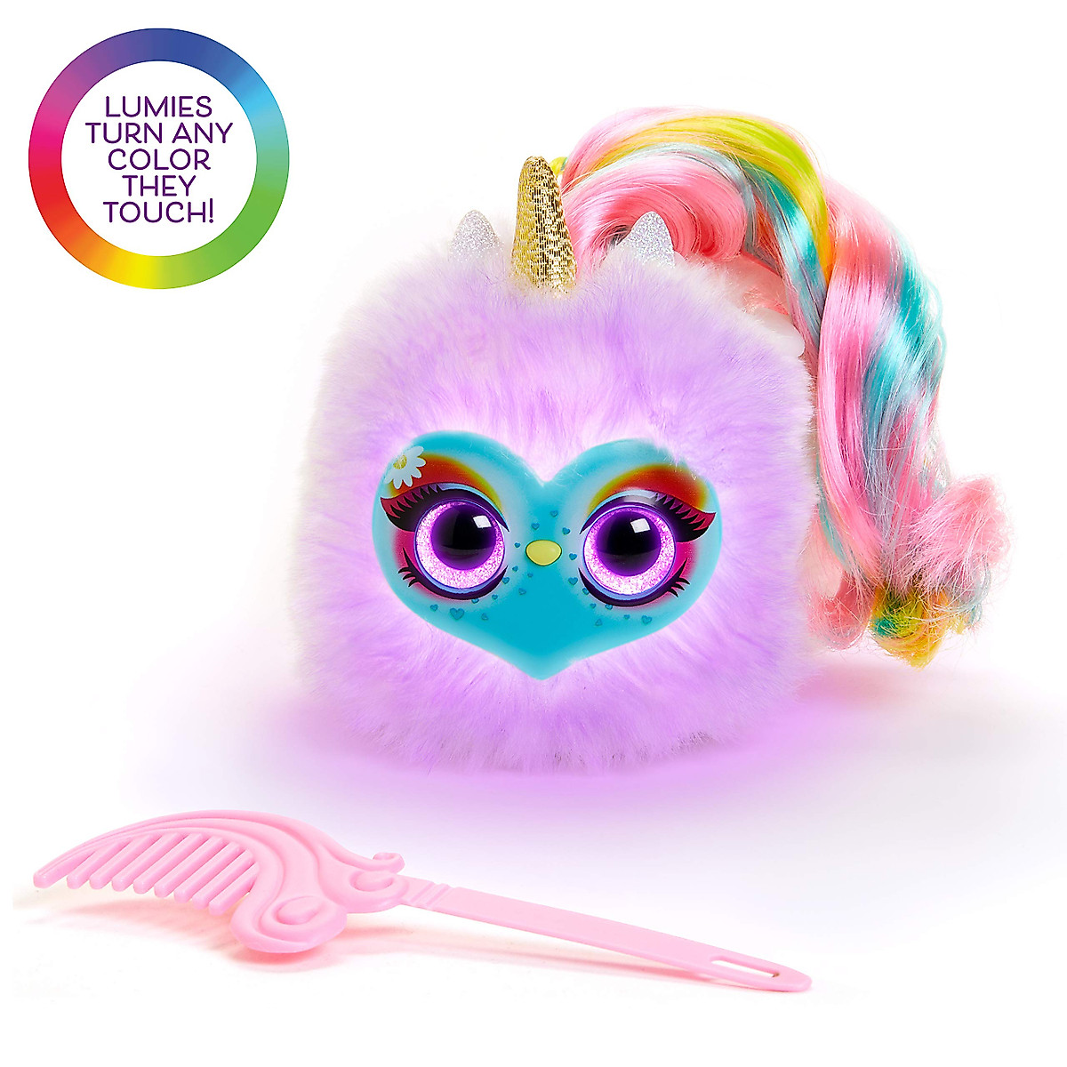Lumies “Let’s Learn Colors” Plush Unicorn Interactive Toy — Preschool Kids