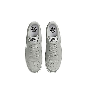 Nike Mens Court Vision Low Basketball Shoes (10) Grey/White