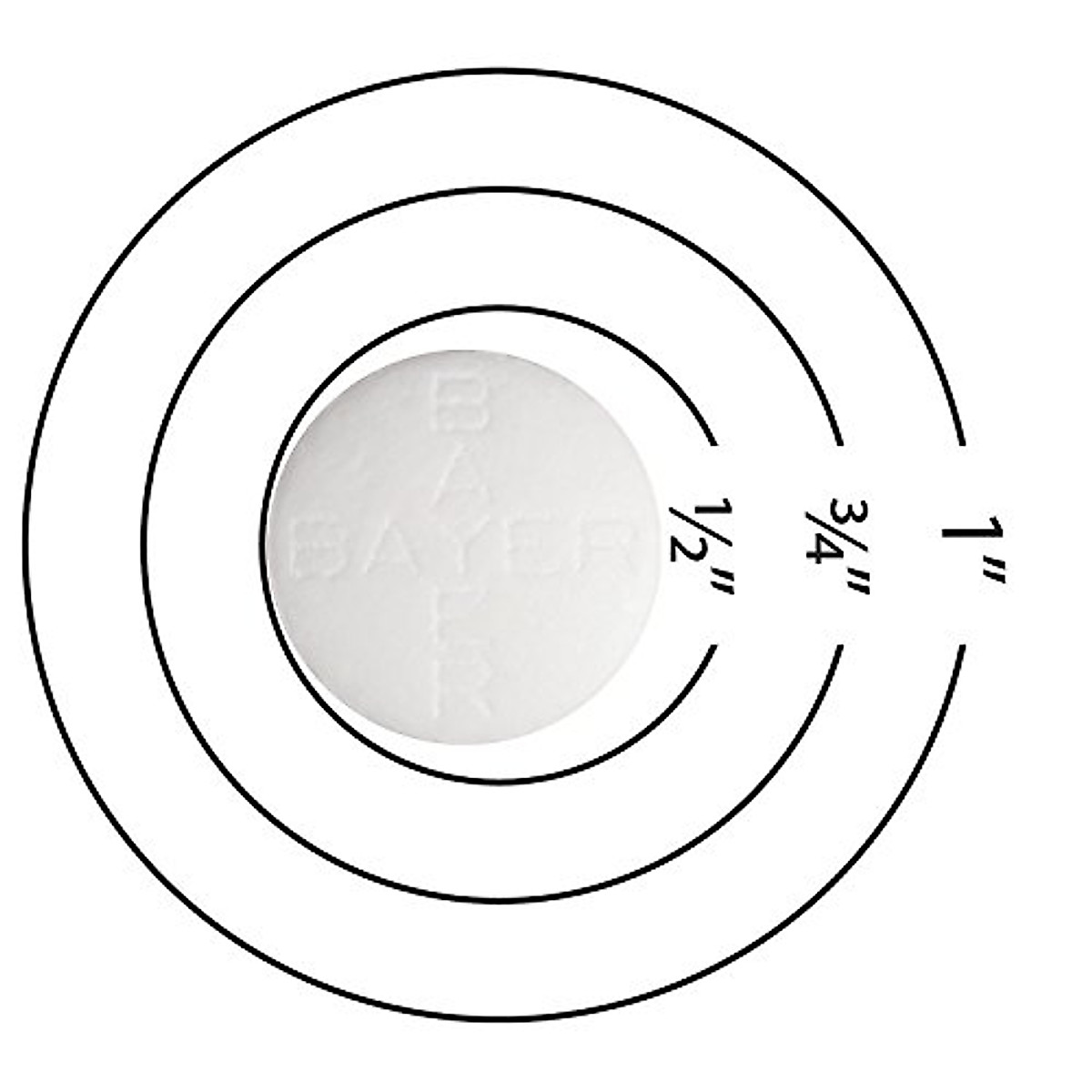 Genuine Bayer Aspirin 325mg Coated Tablets, Pain Reliever and Fever Reducer, 200 Count