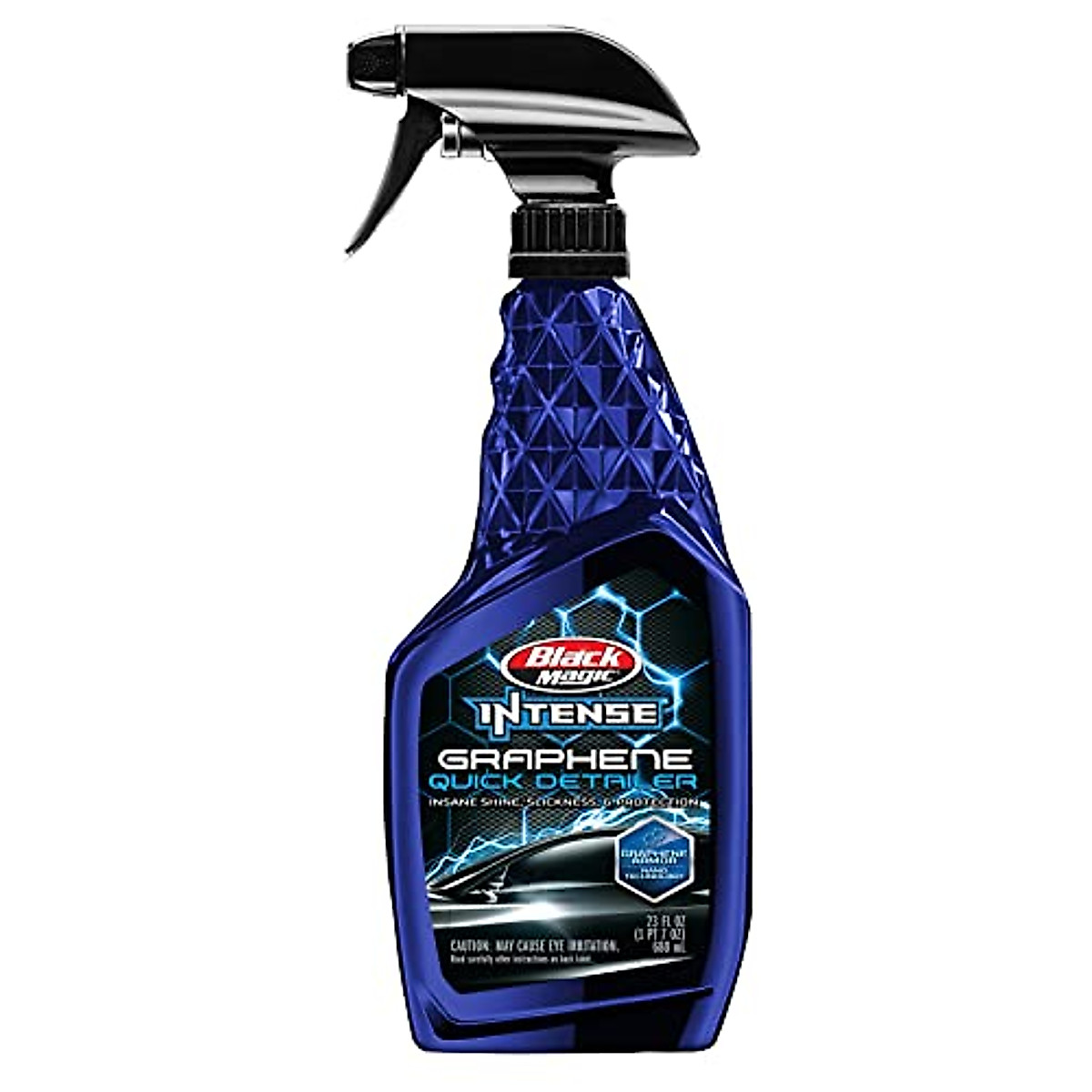 Black Magic 120182SRP Intense Graphene Quick Detailer 23oz - Boosts Gloss, Slickness and Color Depth of Cars Surfaces Including Paint, Chrome, Glass, Metal and Plastics