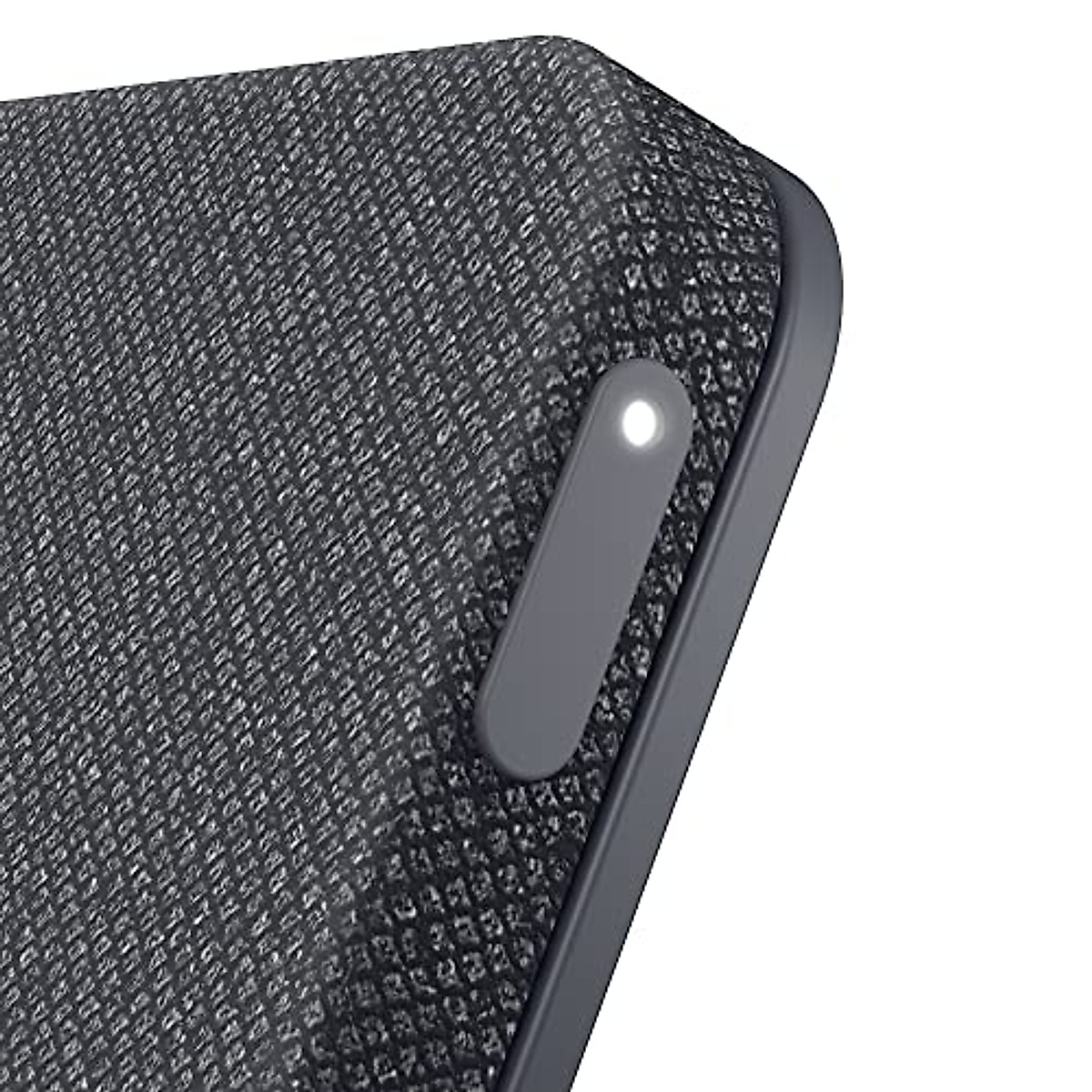 Dell Dual Charge Dock HD22Q - Fabric Wrapped Charging Stand, Type-C Connector, Qi Enabled Charging, Wake-on-Dock, Smartphone Rest, Power Button LED - Magnetite