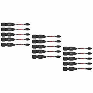 BOSCH ITDPH2215 15-Pack 2 In. Driven Phillips #2 Impact Tough Screwdriving Power Bits