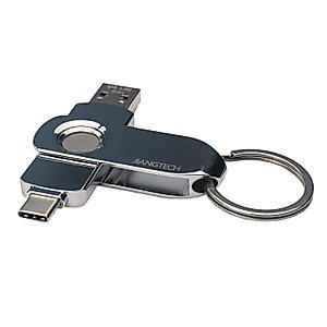 JIANGTECH USB Drive for PC and Android, Enctypted by Fingerprint, Support USB 3.0 (128GB)