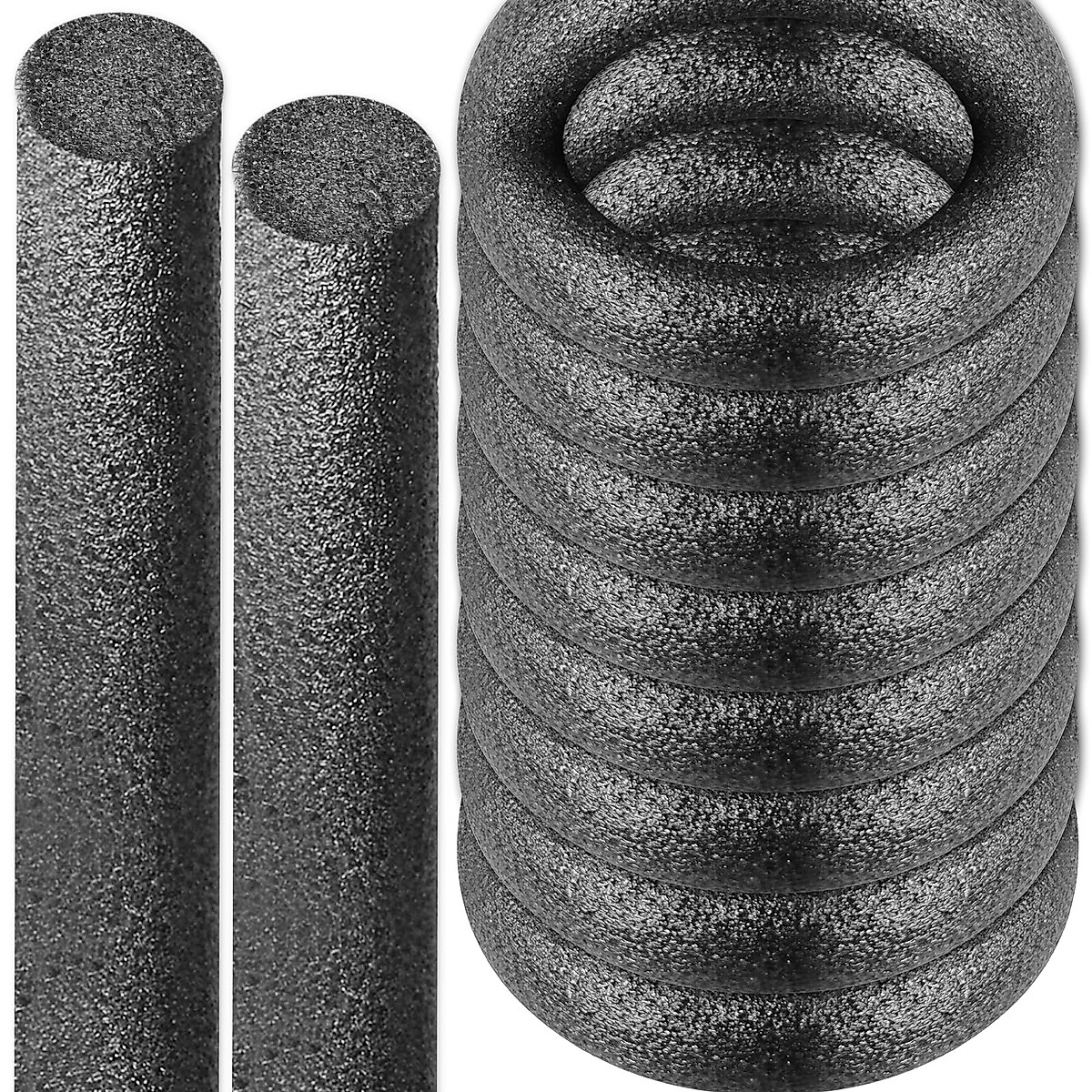 Foam Backer Rod for Gaps Concrete Crack Filler Joints Foam Gap Filler Caulk Saver Backing Rod Concrete Filler Rope Concrete Joint Filler (1 Inch X 10 Feet)