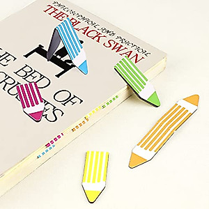 BACORFEA Magnetic Bookmarks - 10 Pieces Markers Bookmarks for Women,Men,Kids,Book Lovers Gifts, Book Marks for Students Teachers Reading