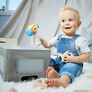 Little Tikes Count & Learn Hammer, Soft and Textured Grip for Little Hands with Numbers, Silly Sounds, Activity Lights SFX- Gift and Toy for Babies Toddlers Girls Boys Age 9 Months 1 2+ Years Old