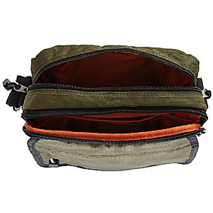 Derek Alexander Ns Top Zip Shoulder Bag, Olive, One Size