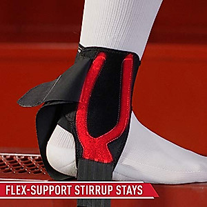 McDavid Stealth Lace-Free Ankle Brace, Lightweight Support and Stability with Flex-Support Stays for Cleats, Men and Women