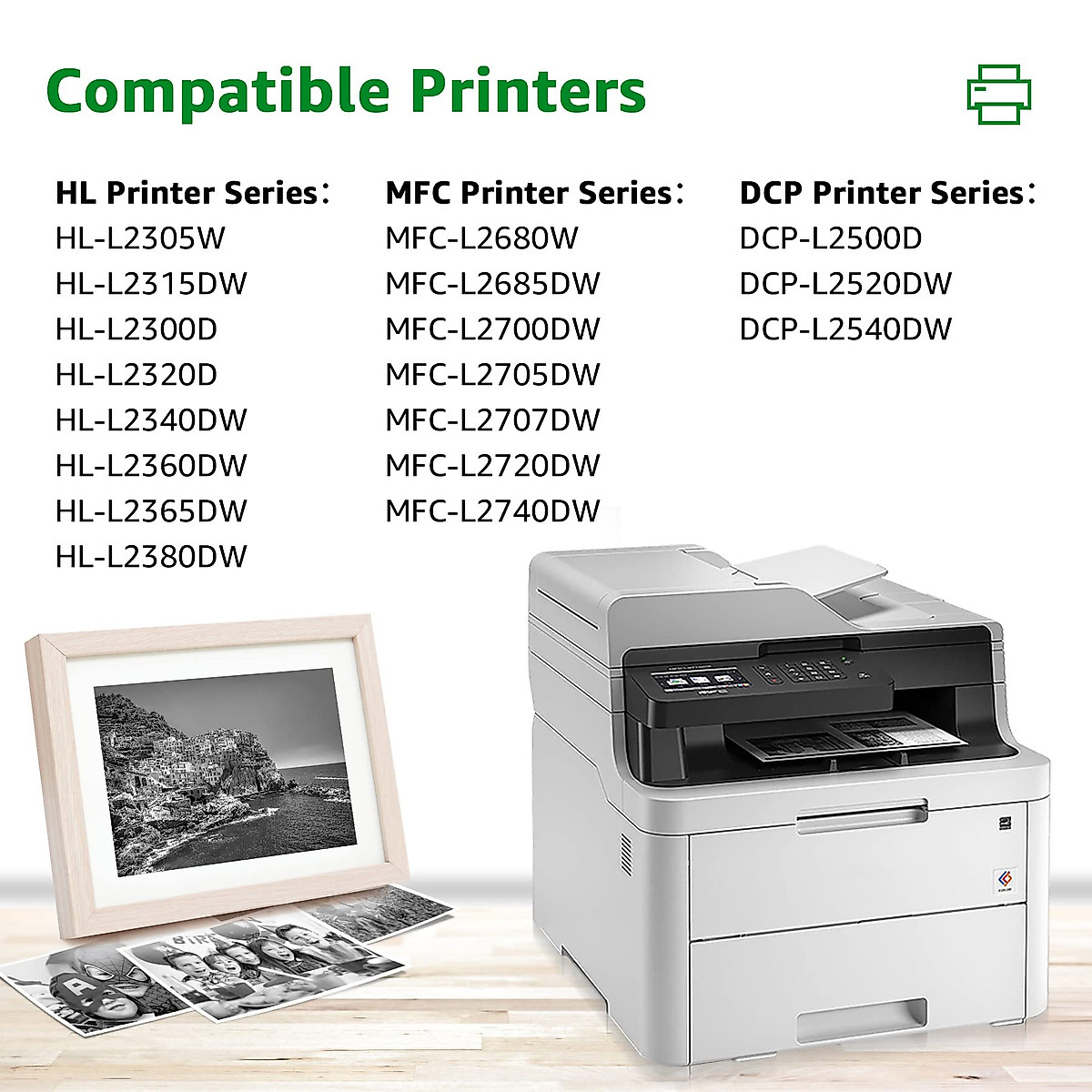 GREENSKY Compatible Drum-Unit Replacement for Brother DR630 DR-630 for MFC-L2700DW HL-L2300D HL-L2360DW HL-L2320D HL-L2340DW HL-L2380DW DCP-L2540DW MFC-L2740DW MFC-L2685DW (Black, 1-Pack)