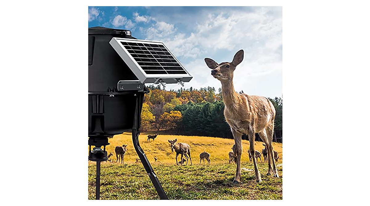 12V Solar Panel for Deer Feeder - Efficient & Durable