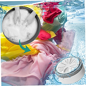 KUYYFDS Portable Washing Machine USB Powered Mini Washer Turbine 3 Modes Travel Personal Washing Machine for Business Trip Home Apartment College Rooms