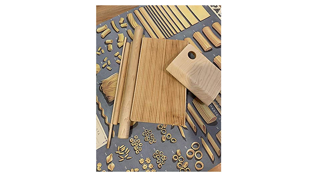 6-Piece Handmade Pasta Board Set for Authentic Dishes