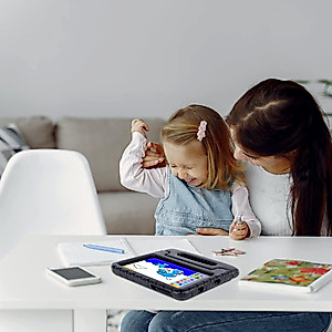 JUSYEA Kids Tablet 7 inch Android 11 - Kids for Tablet with Case - Quad Core - RAM 2GB | 32GB ROM - Kids Edition Tablets J8-3500mAh Battery | WiFi | Bluetooth, Entertainment | Education (Black)