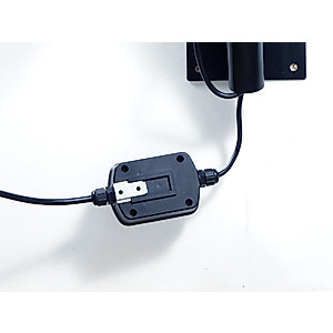 HydroMist F10-14-011 18 Inch Mounting Bracket Outdoor Oscillating Fan, Black