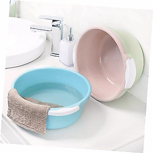Healeved Washing Basin in 2pcs Home Foot Basin Household Simple Basin Classical Wash Basin Multifunctional for Kitchen Bathroom