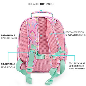 mibasies Toddler Backpack for Kids Boys Girls Daycare Preschool Mini backpack