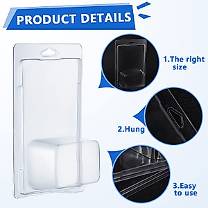 Tatuo 12 Pieces Protector Case Compatible with Hot Wheels Protector Packs for Display Storage, 6.5" x 4.25"