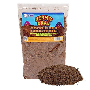Needzo Natural Terrarium Supplies for Hermit Crabs and Reptiles, Loose Coco Fiber Substrate, 2 Pound Sand Bag, and Scooper Sifter, Bulk Terrarium Supplies, 3 Items