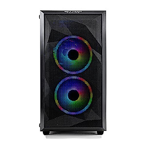 Skytech Gaming Chronos Mini Gaming PC Desktop – AMD Ryzen 5 3600 3.6 GHz, NVIDIA RTX 3050, 500GB NVME SSD, 16GB DDR4 RAM 3200, 600W Gold PSU, Wi-Fi, Windows 11 Home 64-bit