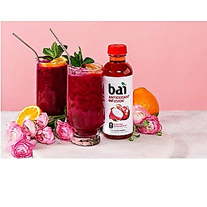 Bai Flavored Water, Rainforest Variety Pack, Antioxidant Infused Drinks, 18 Fluid Ounce Bottles, 12 Count, 3 Each of Brasilia Blueberry, Costa Rica Clementine, Malawi Mango, Sumatra Dragonfruit