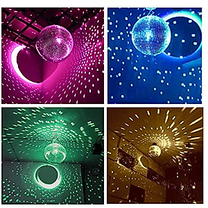 8" Mirror Disco Ball Great for a Party or Dj Light Effect Christmas