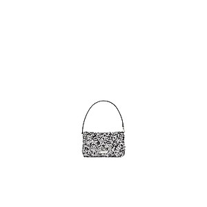 Kate Spade New York Kiki Sequin Convertible Wristlet (Silver)