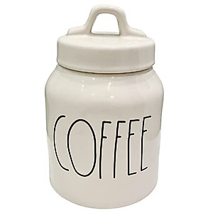 Rae Dunn COFFEE Canister BABY Size - Ceramic