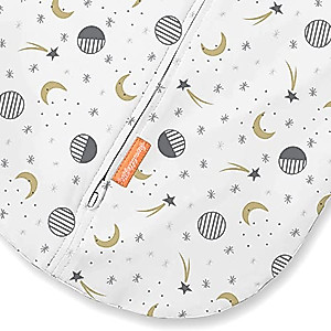 SwaddleMe Arms Free Convertible Pod – Size Large, 3-6 Months, 2-Pack (Lucky Star) Zip-up Baby Swaddle Helps Transition to Arms Out Sleep for Safe Rolling and Self-Soothing