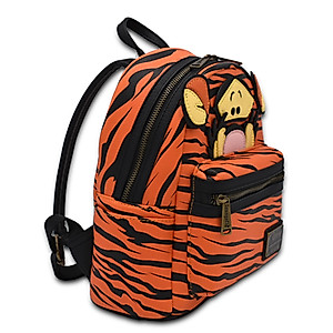 Loungefly Winnie the Pooh Tigger Faux Mohair Mini Backpack Standard