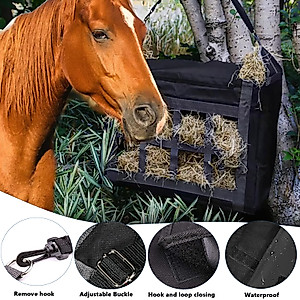 Slow Feeder Hay Bag - Hay Storage Net for Horse Donkey Goat for Camping Trips, Easy to Fill (1 PCS)