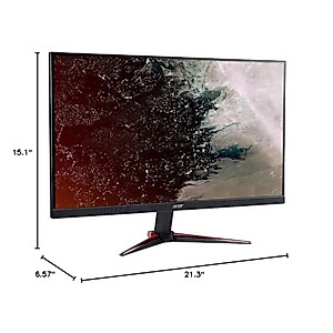 Acer Nitro VG220Q bmiix 21.5" Full HD (1920 x 1080) Zero Frame IPS Gaming Monitor with AMD Radeon FREESYNC Technology - 1ms VRB | 75Hz Refresh (2 x HDMI Ports & 1 x VGA),Black