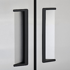 Kratos Commercial Freezer- 2- Solid Door Reach-In, Stainless Steel Exterior, 54" W (67K-005)