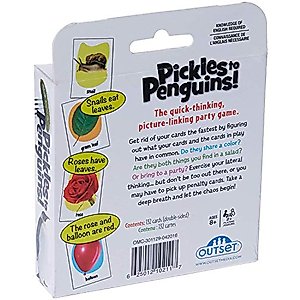 Pickles to Penguins! Travel Edition -The Quick-Thinking Picture-Linking Party Game – for 2 or More Players Ages 8 and up by Outset