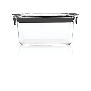 Rubbermaid Brilliance Food Storage Container, Medium, 3.2 Cup, Clear 1991156