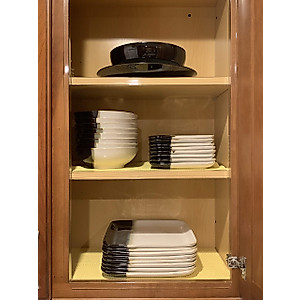 Clear Cabinet Guard - Door Protector. Fits Over Door Edge to Protect From Water, Nicks, and Daily Wear. Easily Trimmed. Self Gripping. No Adhesive. Prevents Damage to Kitchen Cabinets. 3/4"x33". 3/Pk