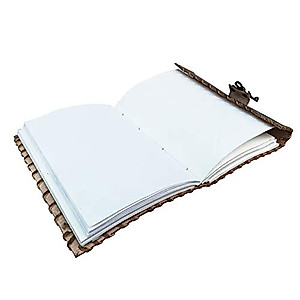 Old Vintage Leather Journal, Leather Journal for Men, Leather Journal for Women, Leather Sketchbook, Leather Notebook, Leather Blank Book (5 x 7 Bird Emboss Journal)