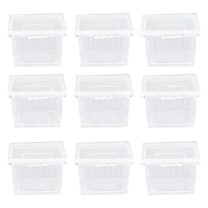 1Pc Reptile Terrarium, Tarantula Enclosure Reptile Tank Reptile Enclosure Critter Keeper Jumping Spider Enclosure Snail Habitat Reptile Terrarium Feeding Box for Reptiles