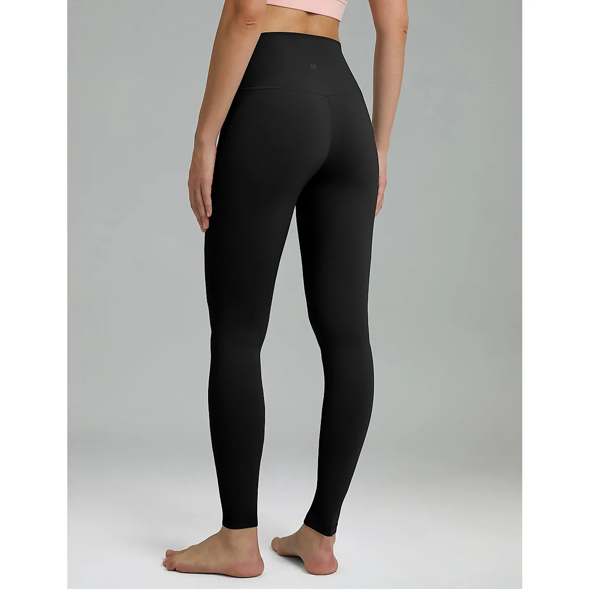 Colorfulkoala Women's Dreamlux High Waisted Workout Leggings 28" Inseam Full Length Yoga Pants (XL, Black)