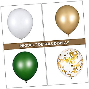 Abaodam 1 Set balloon suit happy birthday ballons green garland decor latex balloons birthday balloon platinum Balloon for Party emulsion Latex Balloon Kit banquet