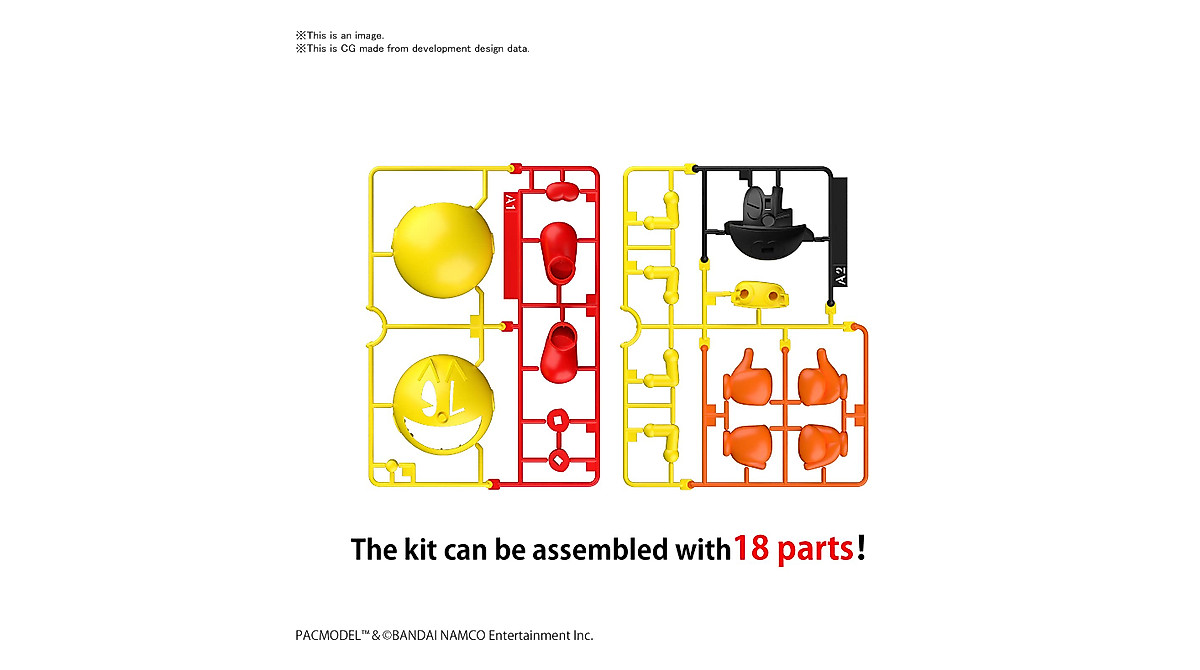Build Your Own Pac-Man Model Kit by Bandai Hobby