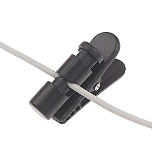 10Pcs Cable Cord Clamp Collar Headset Clamp Headphone Cable Clip Earphone Winder Earphone Earbud Cable Clip Clamp Hooks