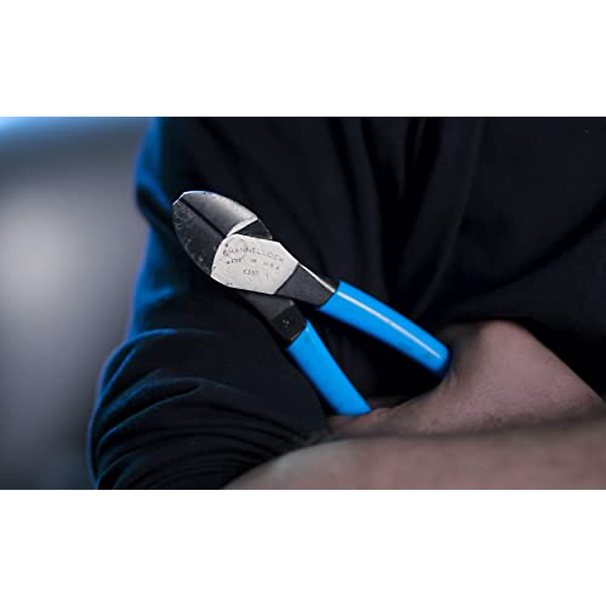 Channellock Diagonal Cutters, 7 In., Blue, Gray (337)