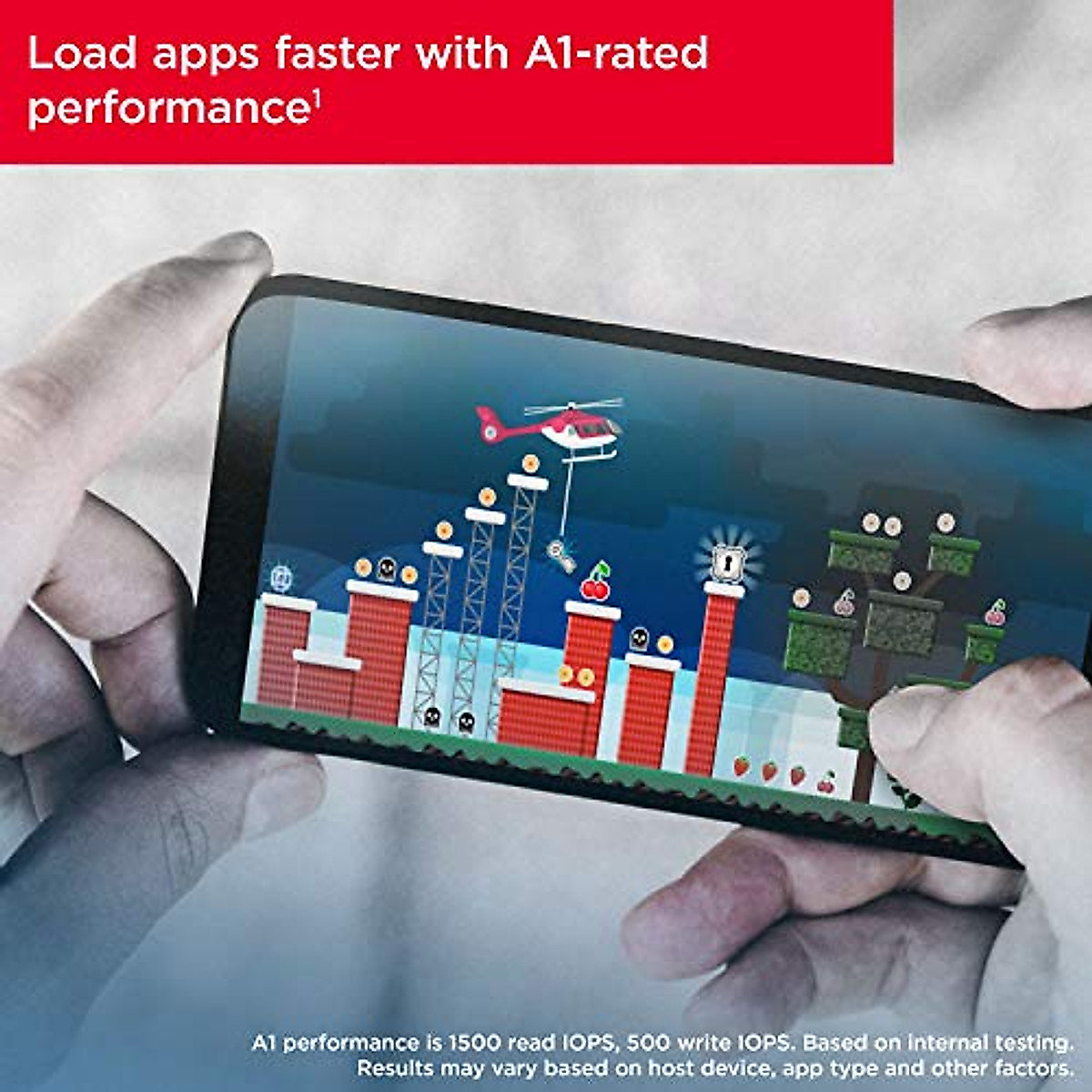 SanDisk 128GB Ultra microSDXC UHS-I Memory Card - Up to 140 MB/s, C10, U1, Full HD, A1, Micro SD Card - SDSQUAB-128G-GN6MN