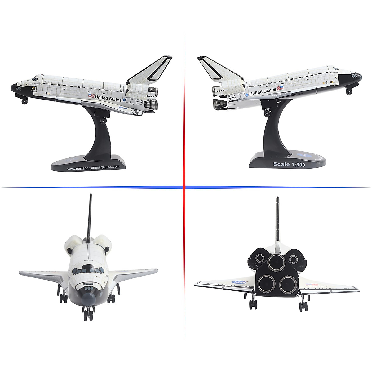 Daron Postage Stamp Space Shuttle Discovery Vehicle (1/300 Scale)