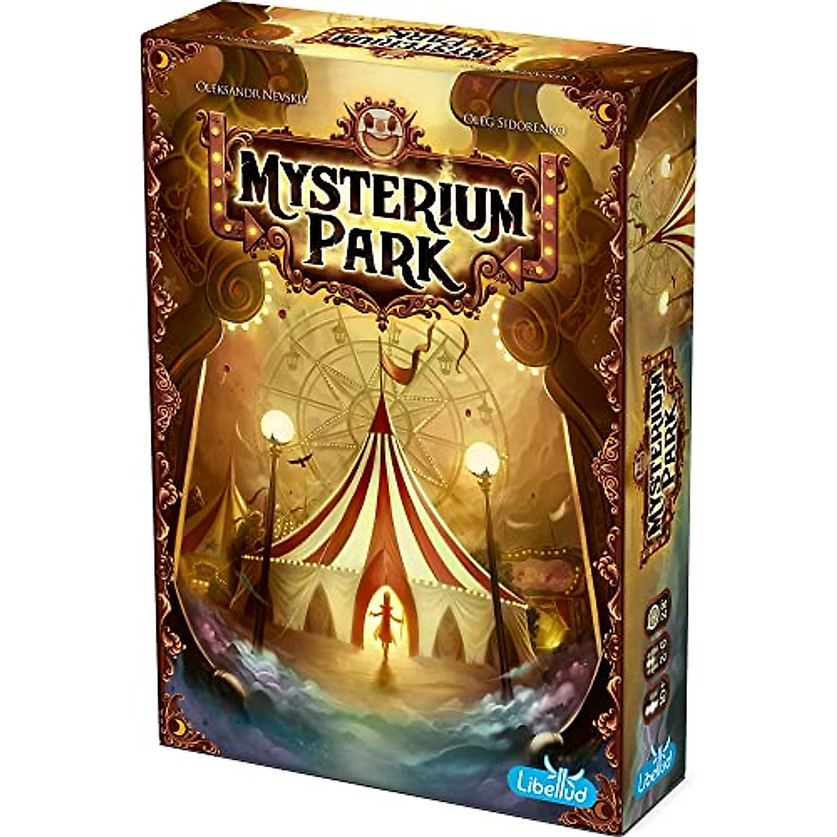 Mysterium Park Board Game - Enigmatic Cooperative Mystery Game with Ghostly Intrigue, Fun for Family Game Night, Ages 10+, 2-7 Players, 30 Minute Playtime, Made by Libellud