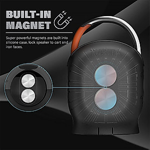 TUSITA Magnetic Silicone Case Compatible with JBL Clip 4